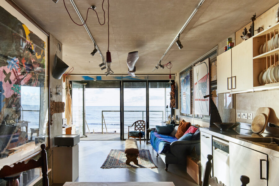 Art collector Rose Knox-Peebles’ concrete coastal home in East Sussex ...